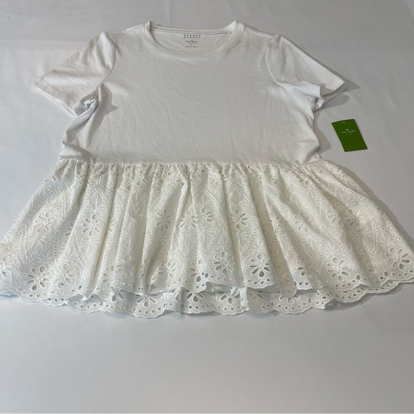 kate spade | Tops | Kate Spade Top Size Small New White | Poshmark